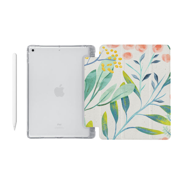 Ipad Seethru Case Pink Flower Vista Case